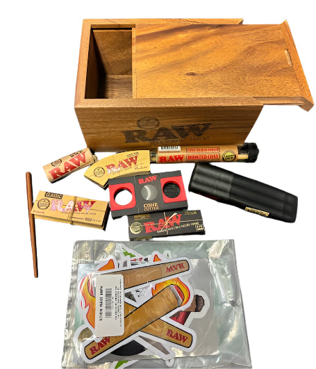 RAW Sliding Stash Box Gift Set (2 sizes) – Magic Dragon Smoke & Vape