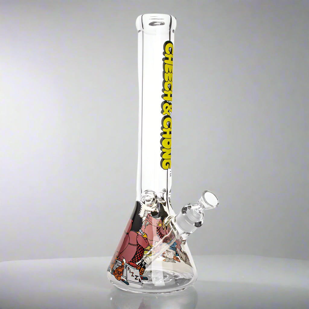 CHEECH & CHONG® 15" 7mm Thick Bloat On Beaker Base Bong – Magic Dragon ...