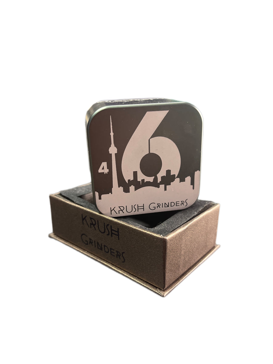 KRUSH “416” 2-Piece Grinder – Magic Dragon Smoke & Vape